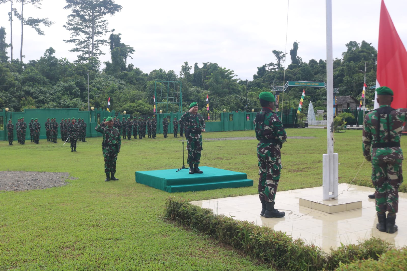 Letkol INF Teguh Eko Efendi Pimpin Upacara Perdana di Wilayah Kodim 1806 – Suara Teluk