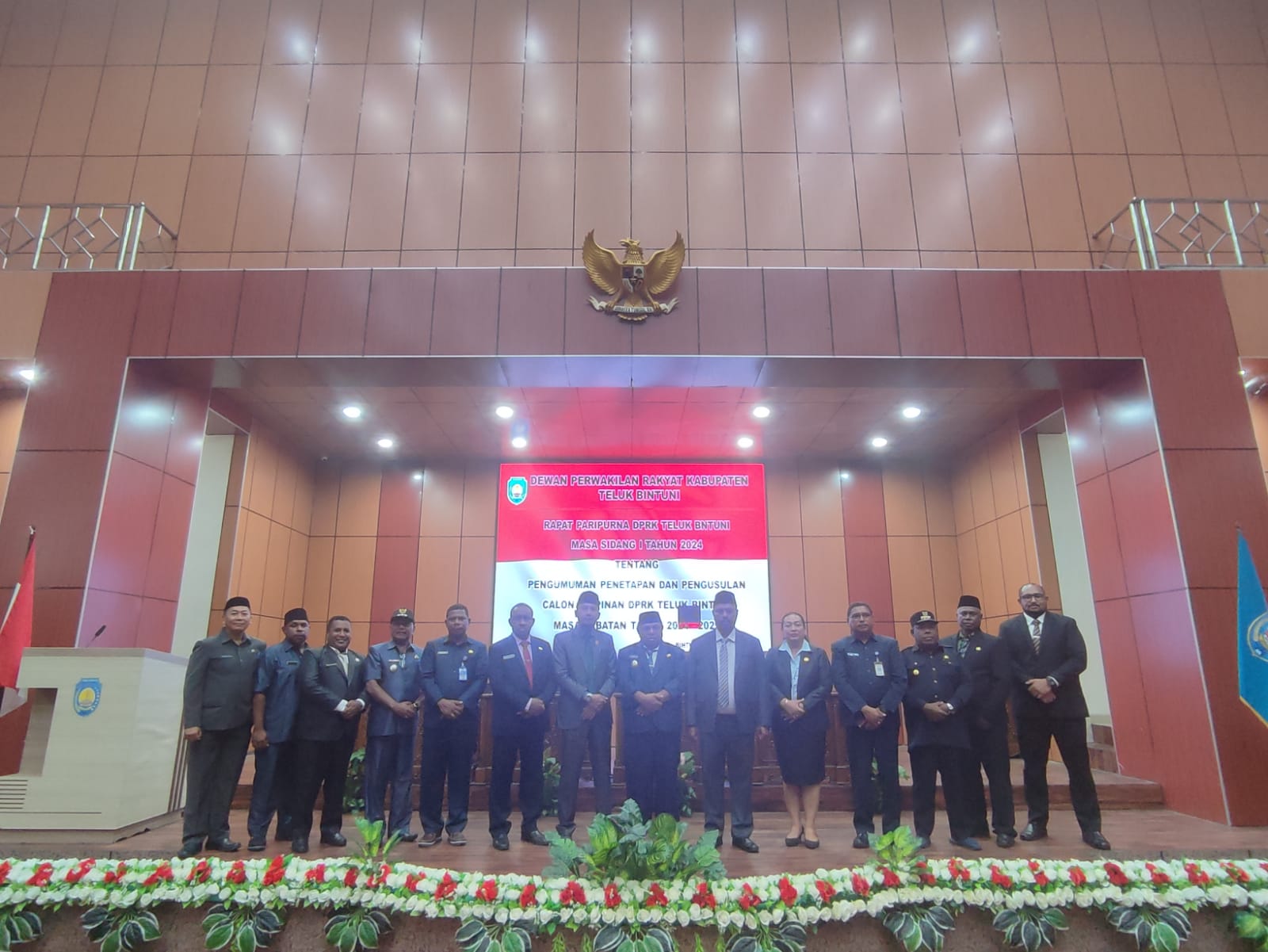 DPRK Teluk Bintuni Gelar Paripurna Pemberhentian Bupati dan Sekaligus Pengangkatan Wakil Bupati ...